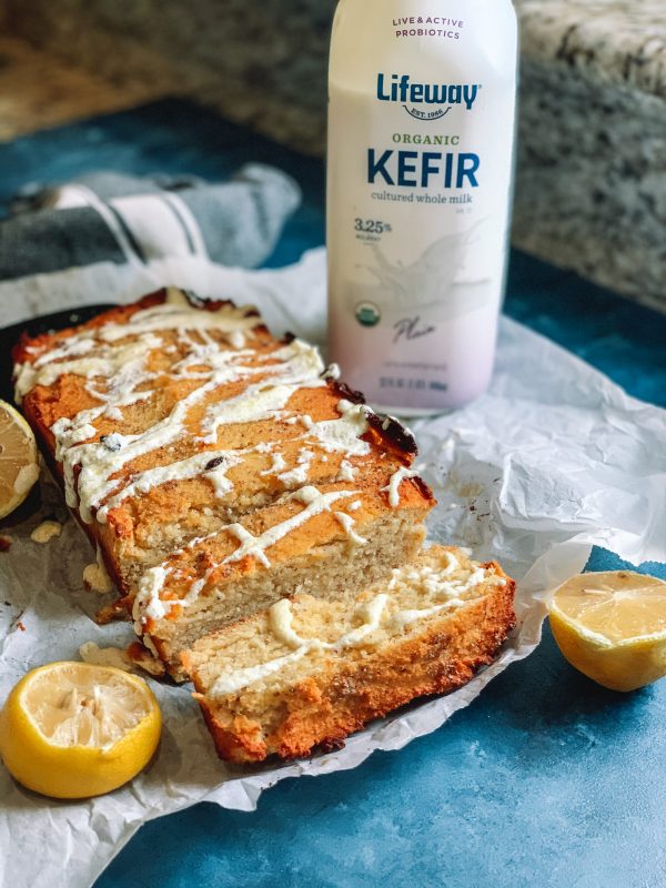 Low Carb Lemon Kefir Loaf Cake - MINCE REPUBLIC